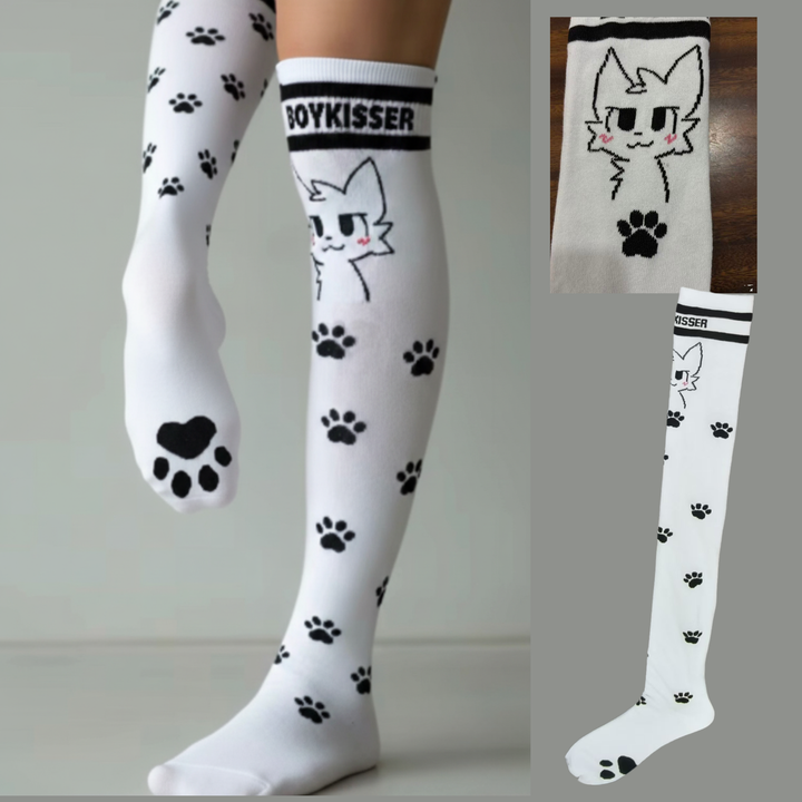 Boykisser Thigh High Socks – Femboyzone